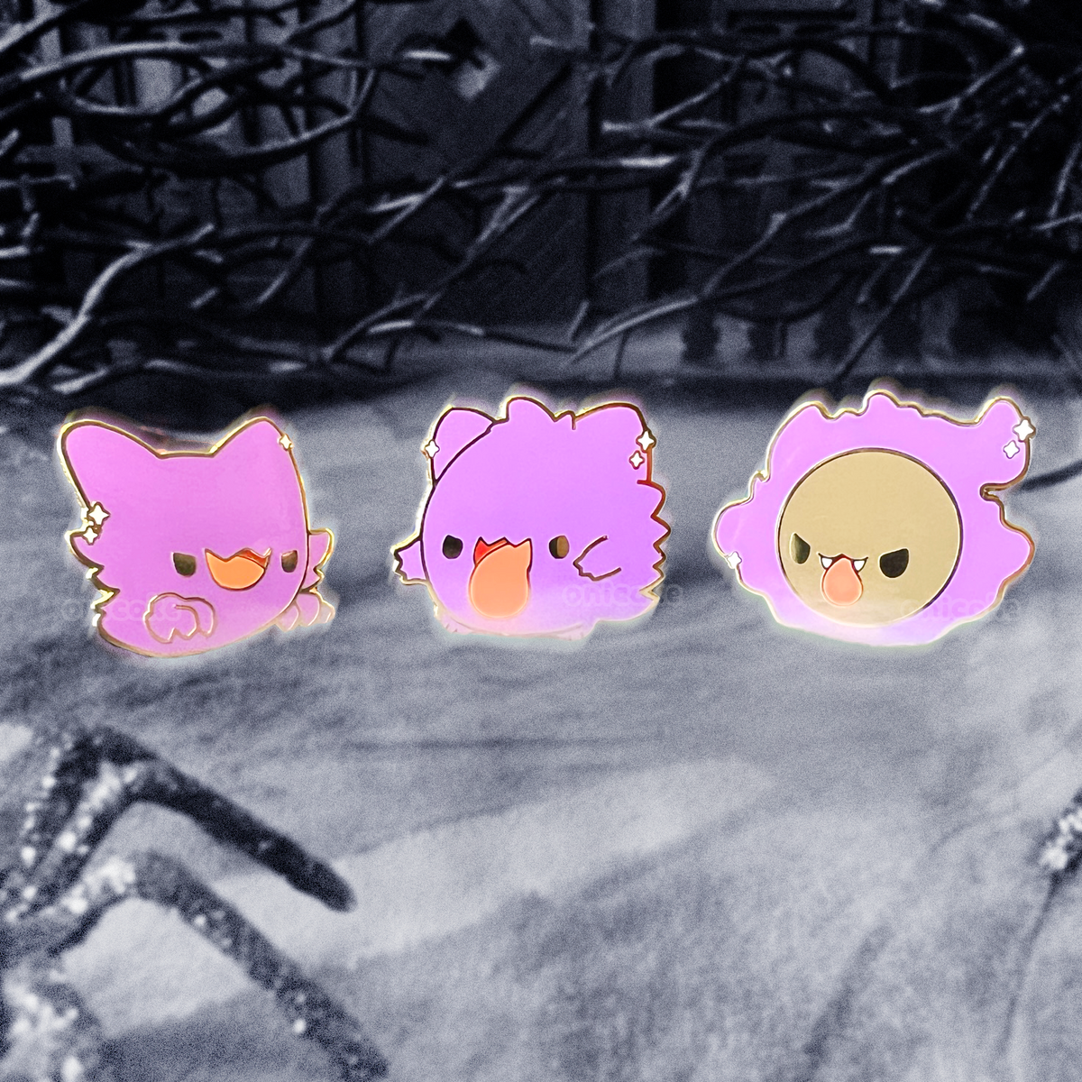 SPOOKYMON ENAMEL PINS – Onicake