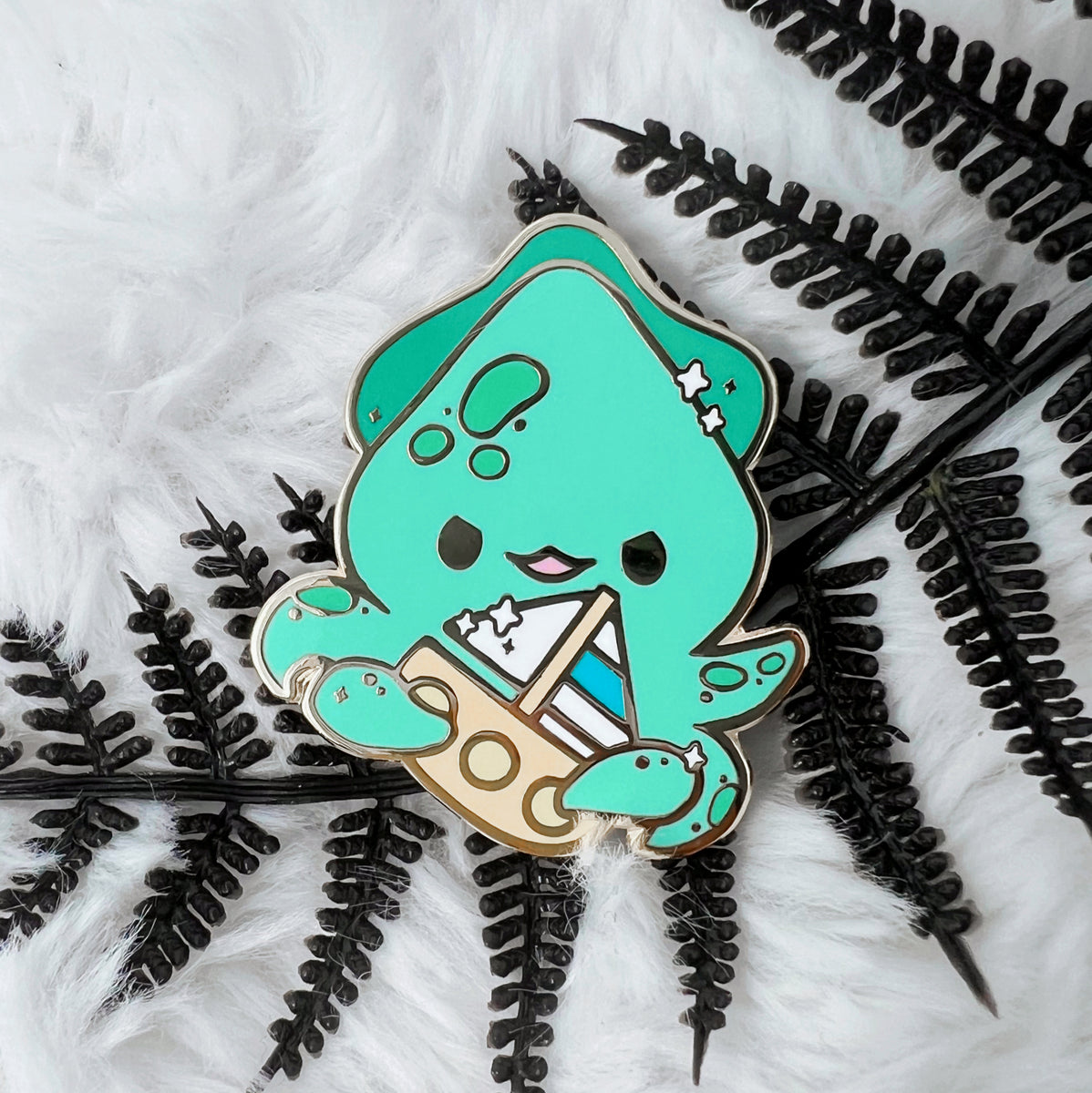 Kraken Enamel Pin – Onicake